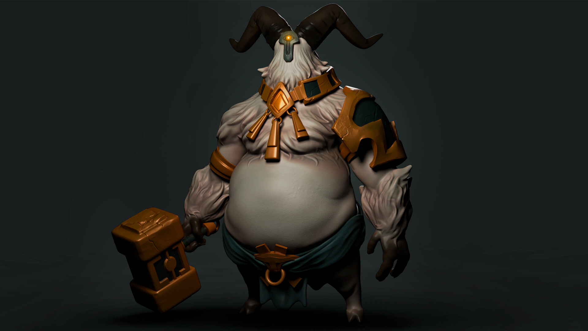 ArtStation - Horned Creature