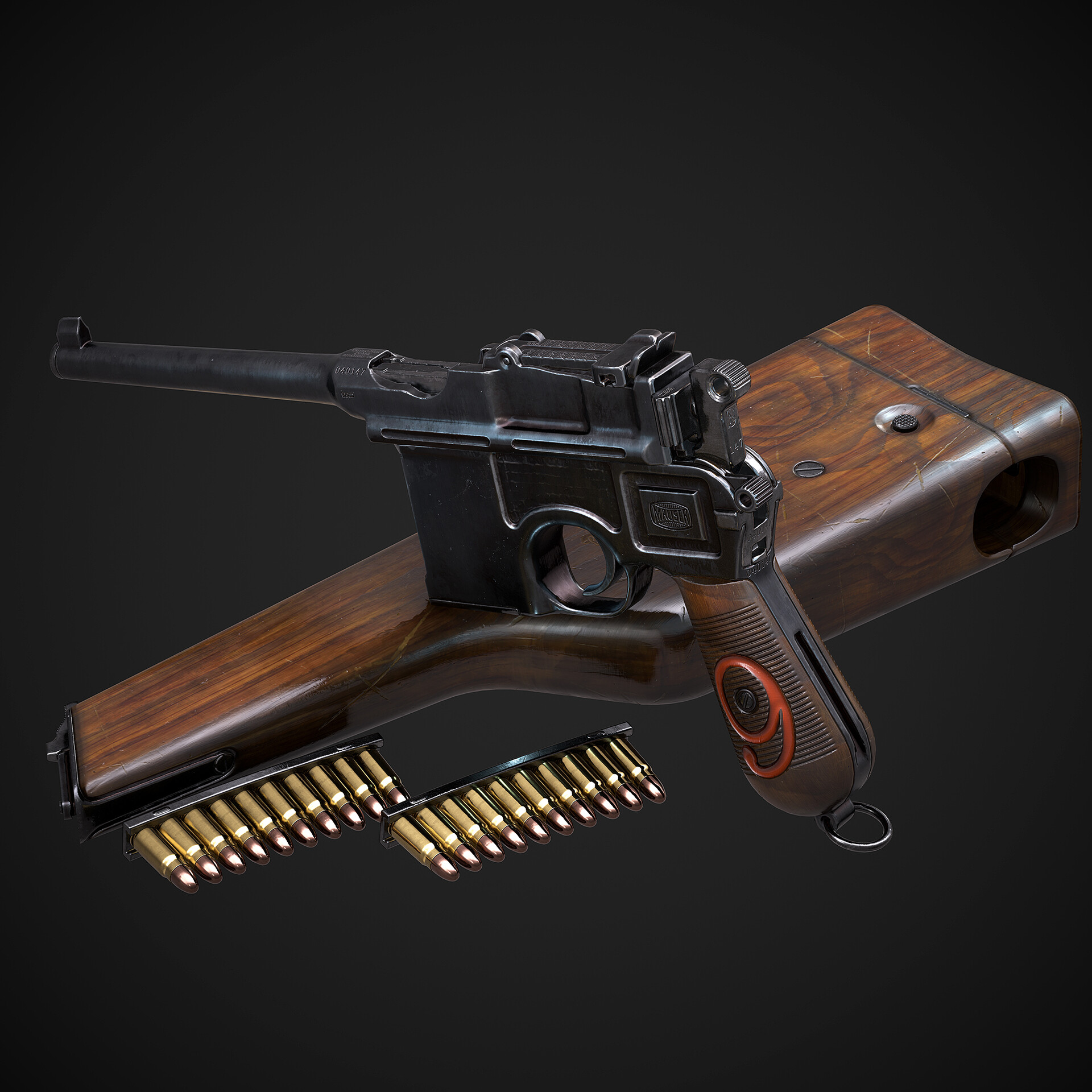 ArtStation - Mauser C-96 «Red Nine»