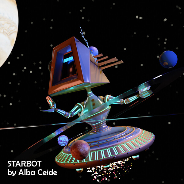 ArtStation - Starbot, Hacedor de Planetas