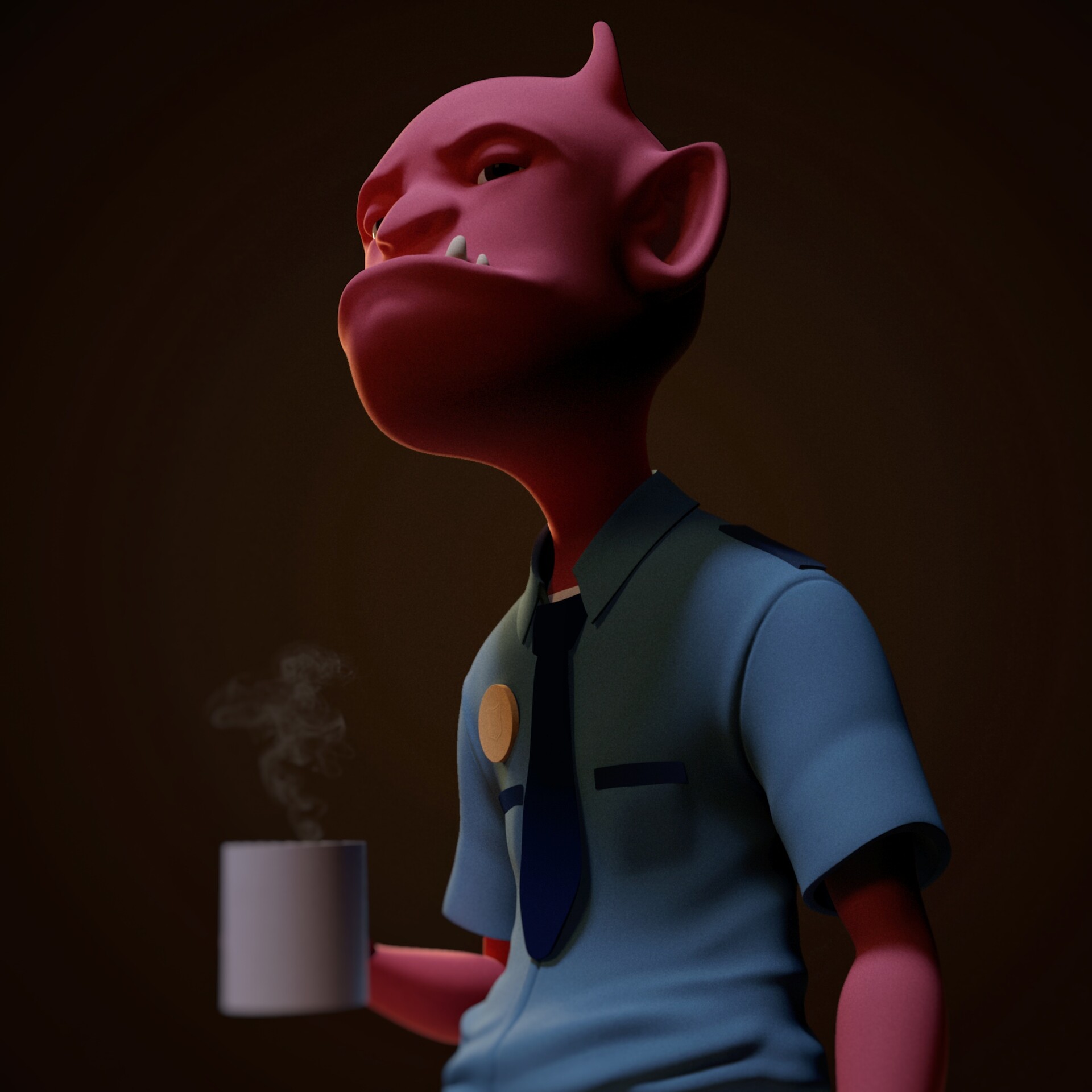 ArtStation - Demon Cop