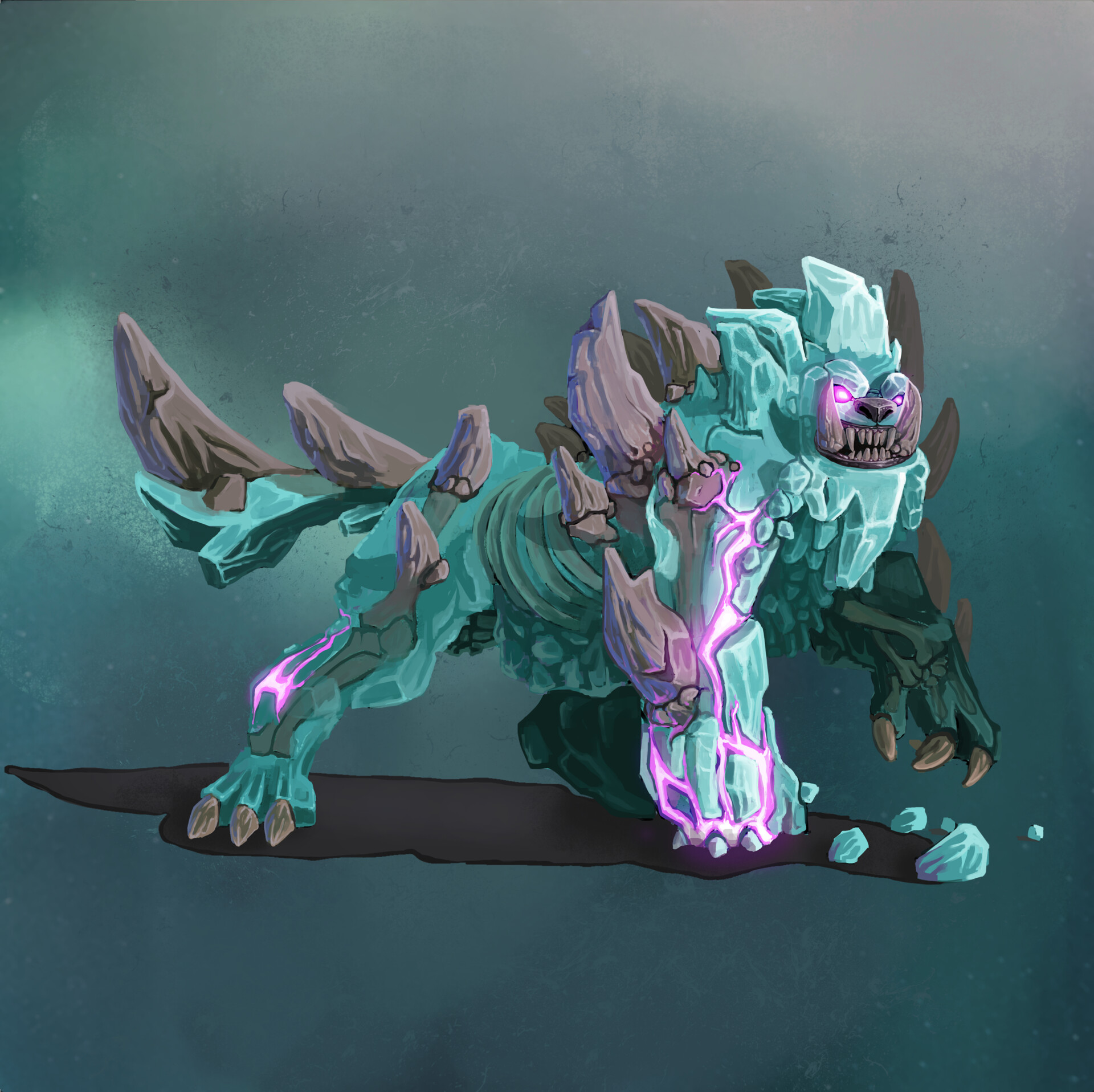 ArtStation - Bone Ice Creature
