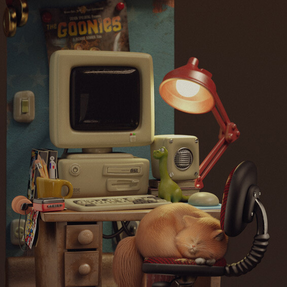 ArtStation - The Old PC