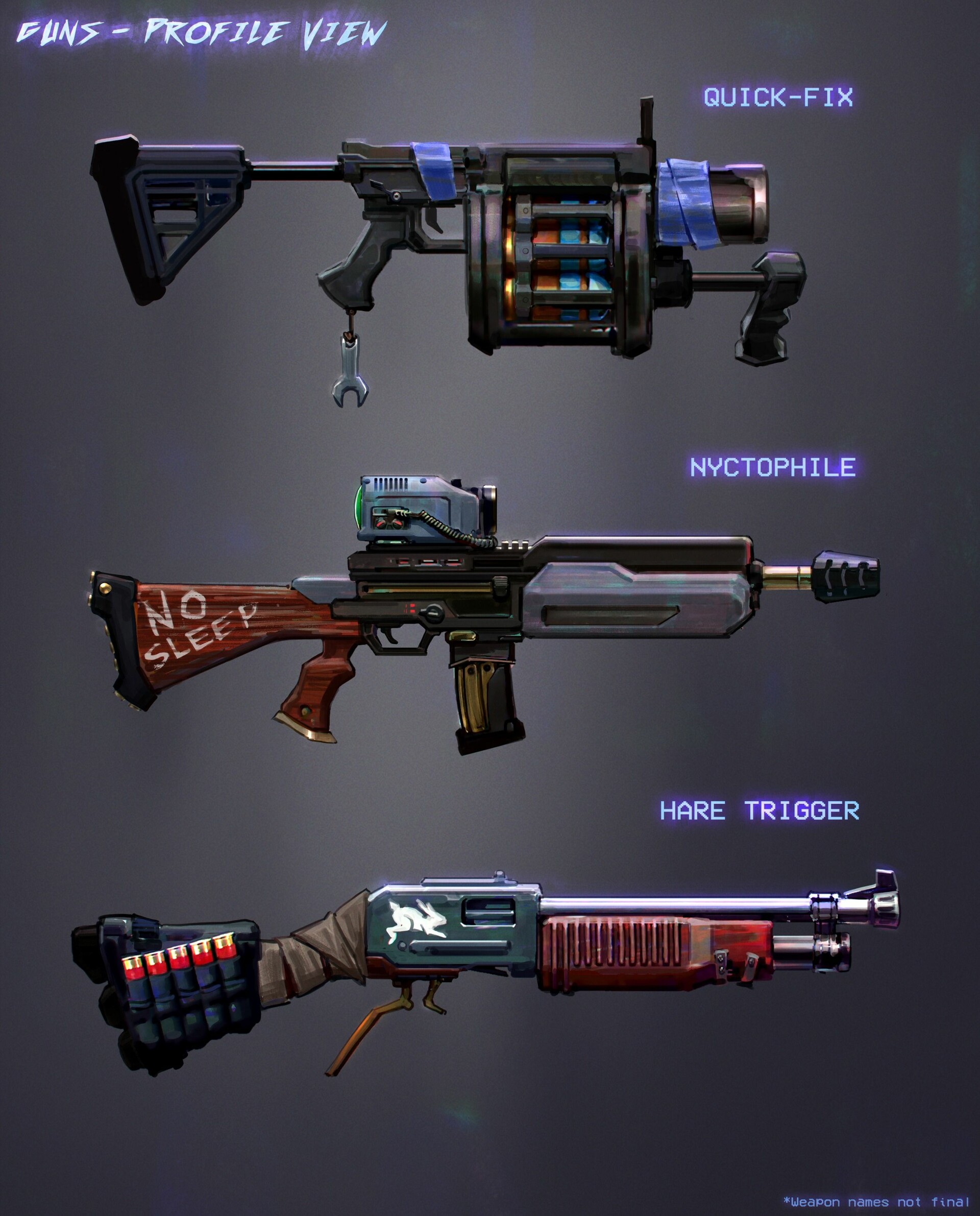 ArtStation - Project Slayers Weapons