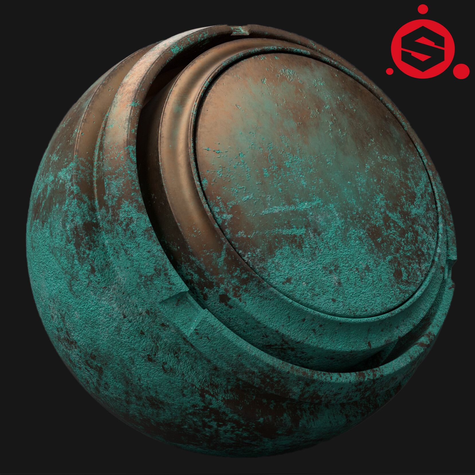 ArtStation - Oxidised Copper Smart Material