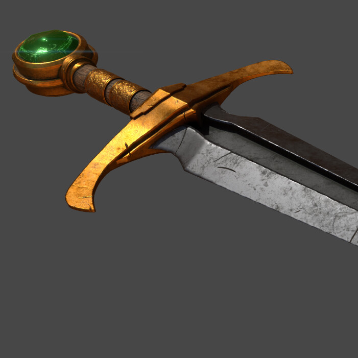 ArtStation - Knightly Arming Sword
