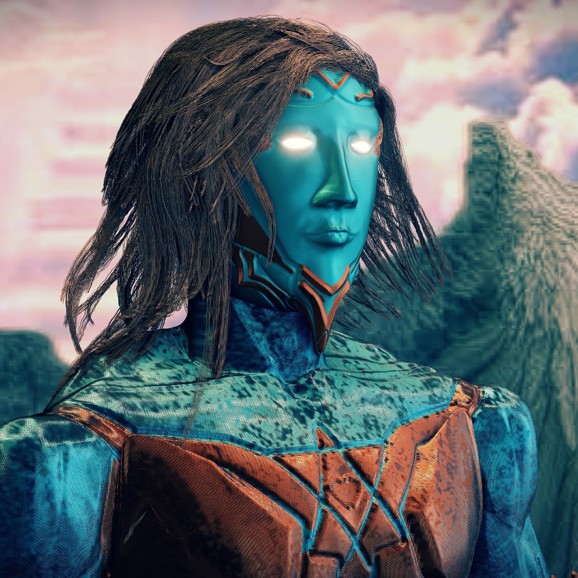 ArtStation - Angel In Celestial Armour-(Sculpt)