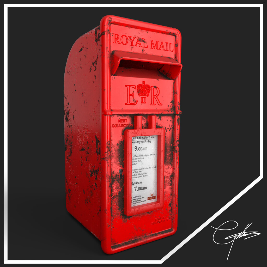 ArtStation - Postbox Study