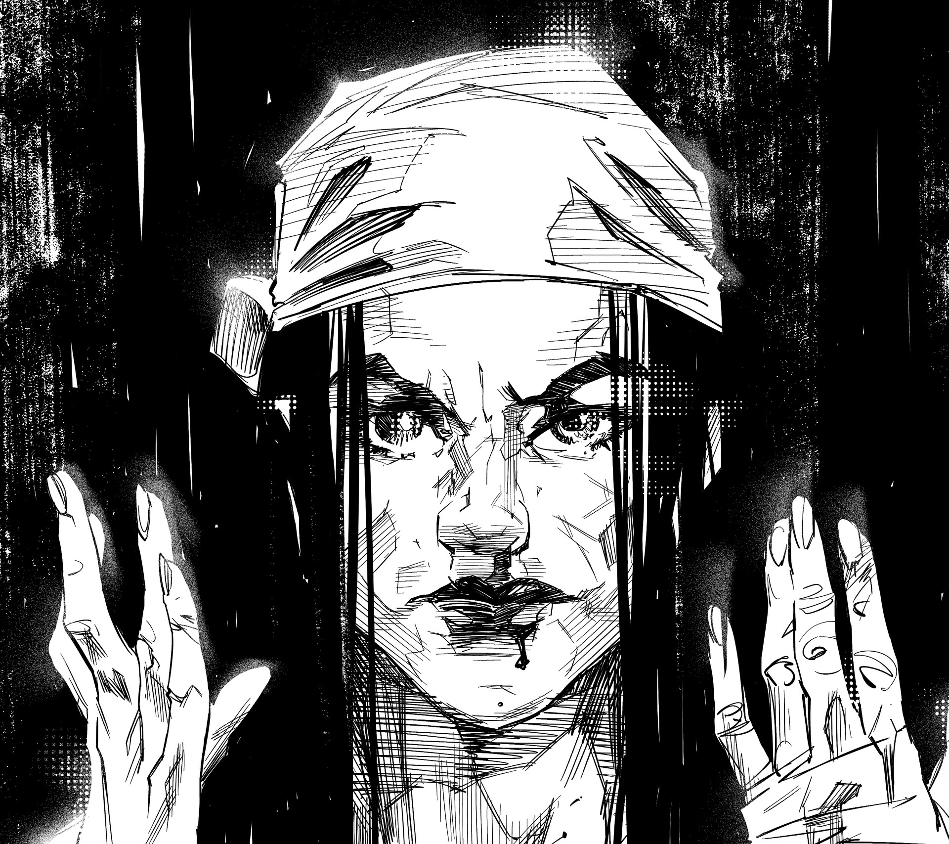ArtStation - Inking Sample - Ben Caldwell