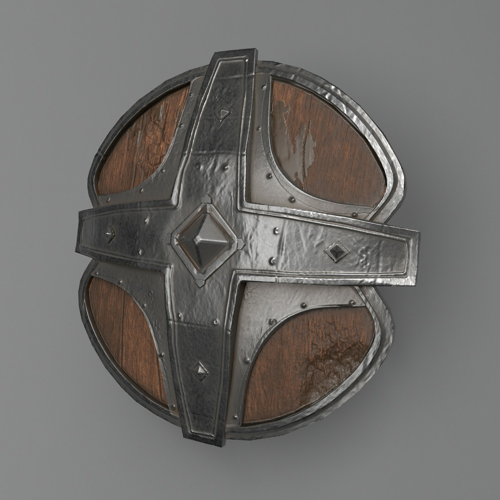 ArtStation - Mideival Shield from a beginner