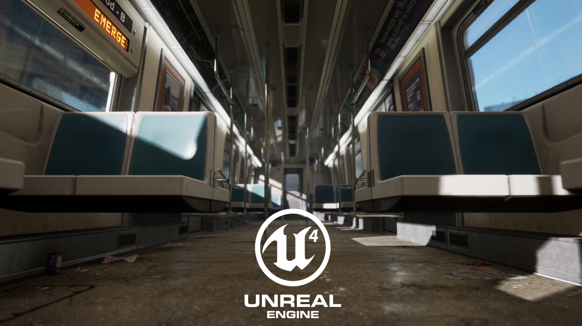 ArtStation - Relight City Subway Train