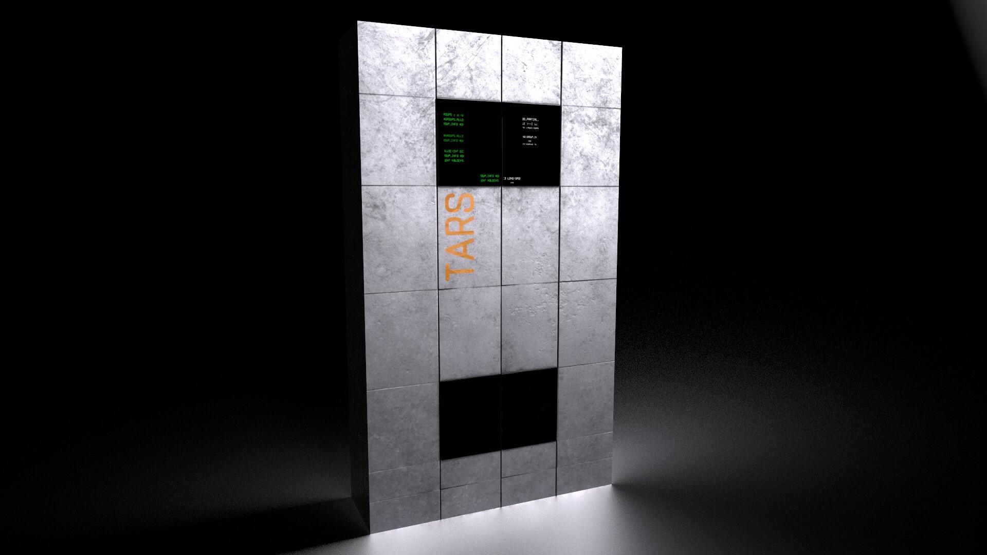 ArtStation - TARS Interstellar - Game Model