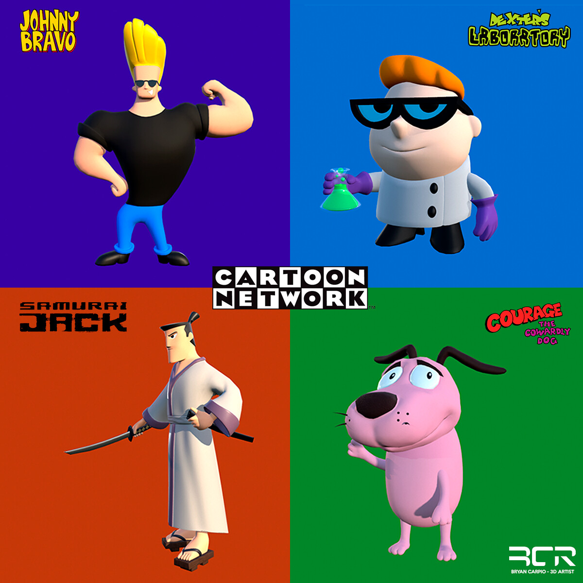 ArtStation - Cartoon Network 3D Characters