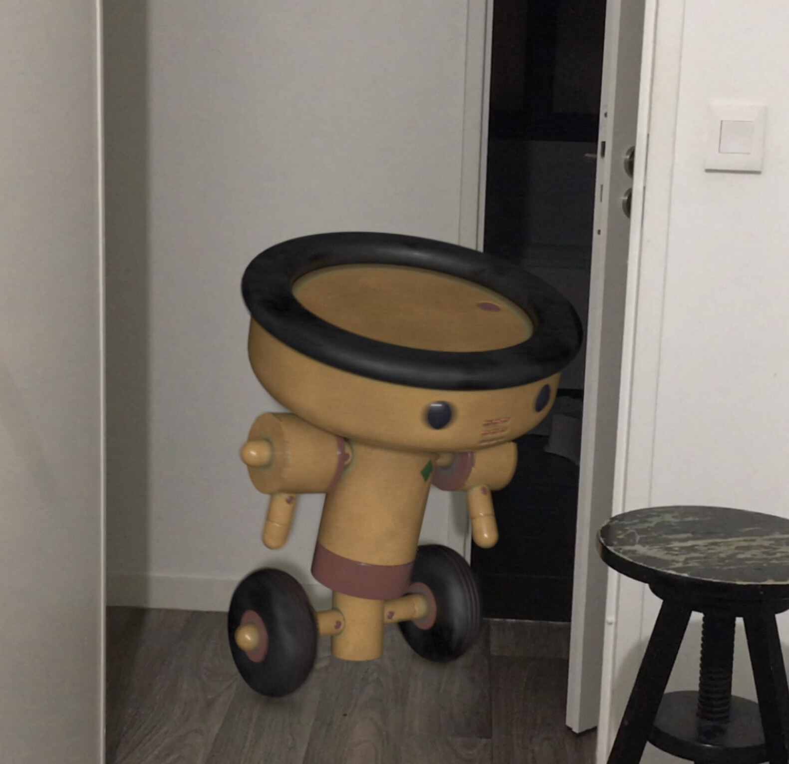 ArtStation - robot à roulette