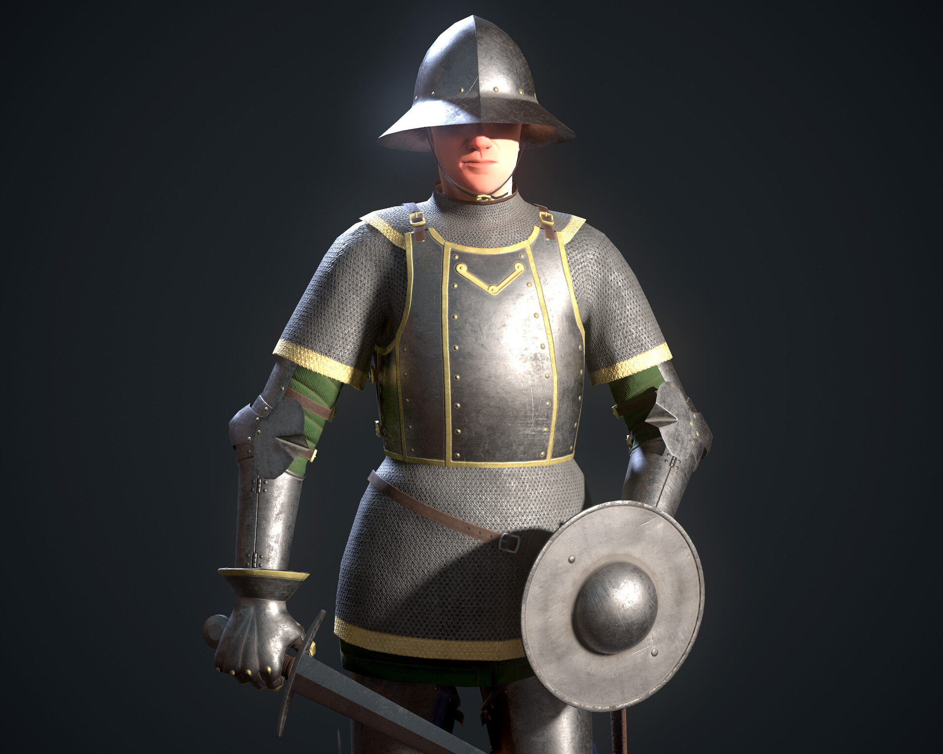 ArtStation - Medieval Man At Arms