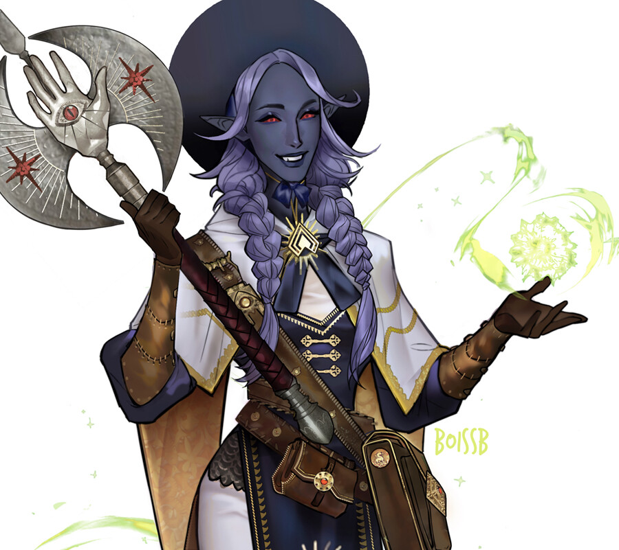 ArtStation - Cleric Drow Iva