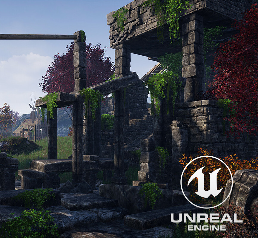 ArtStation - Ruins: Level Design and Lighting Setup