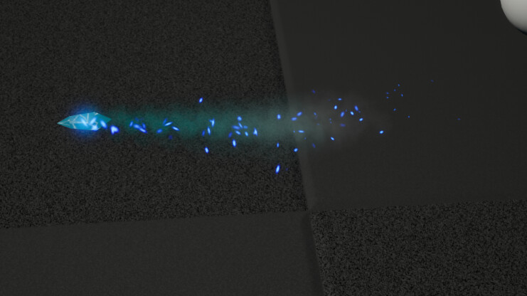 ArtStation - vfx practice ice bolt