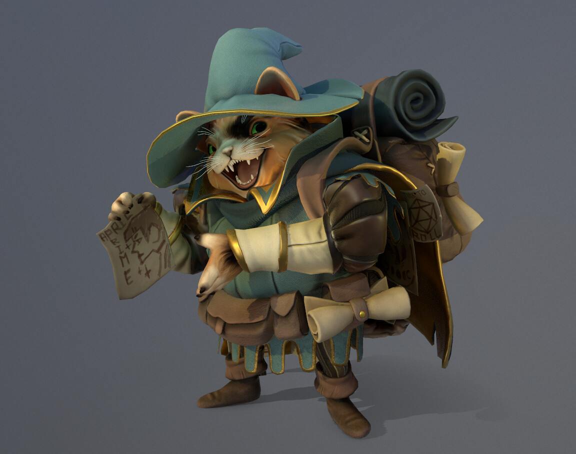 ArtStation - Catfolk Merchant