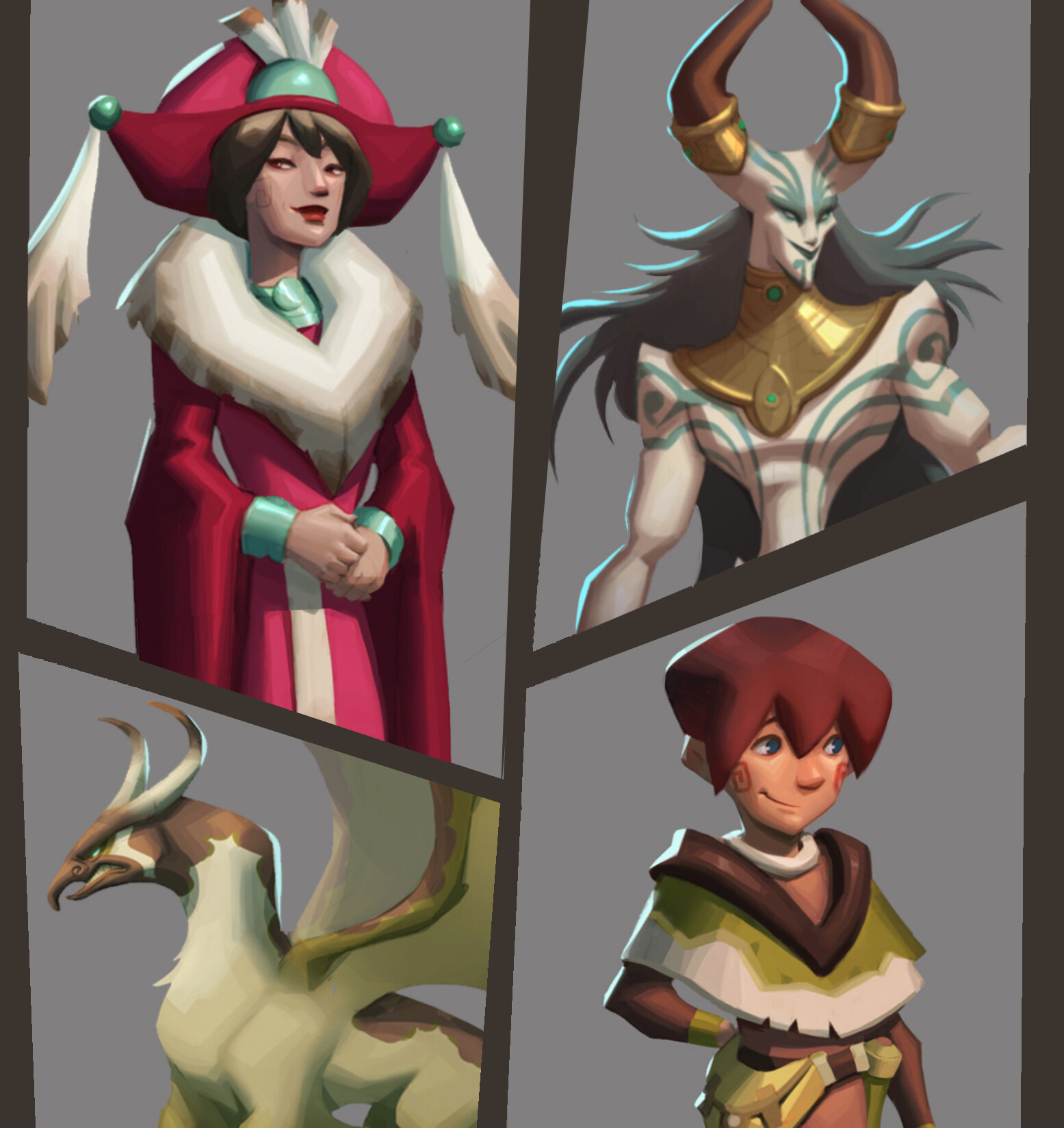 ArtStation - Dust- character designs