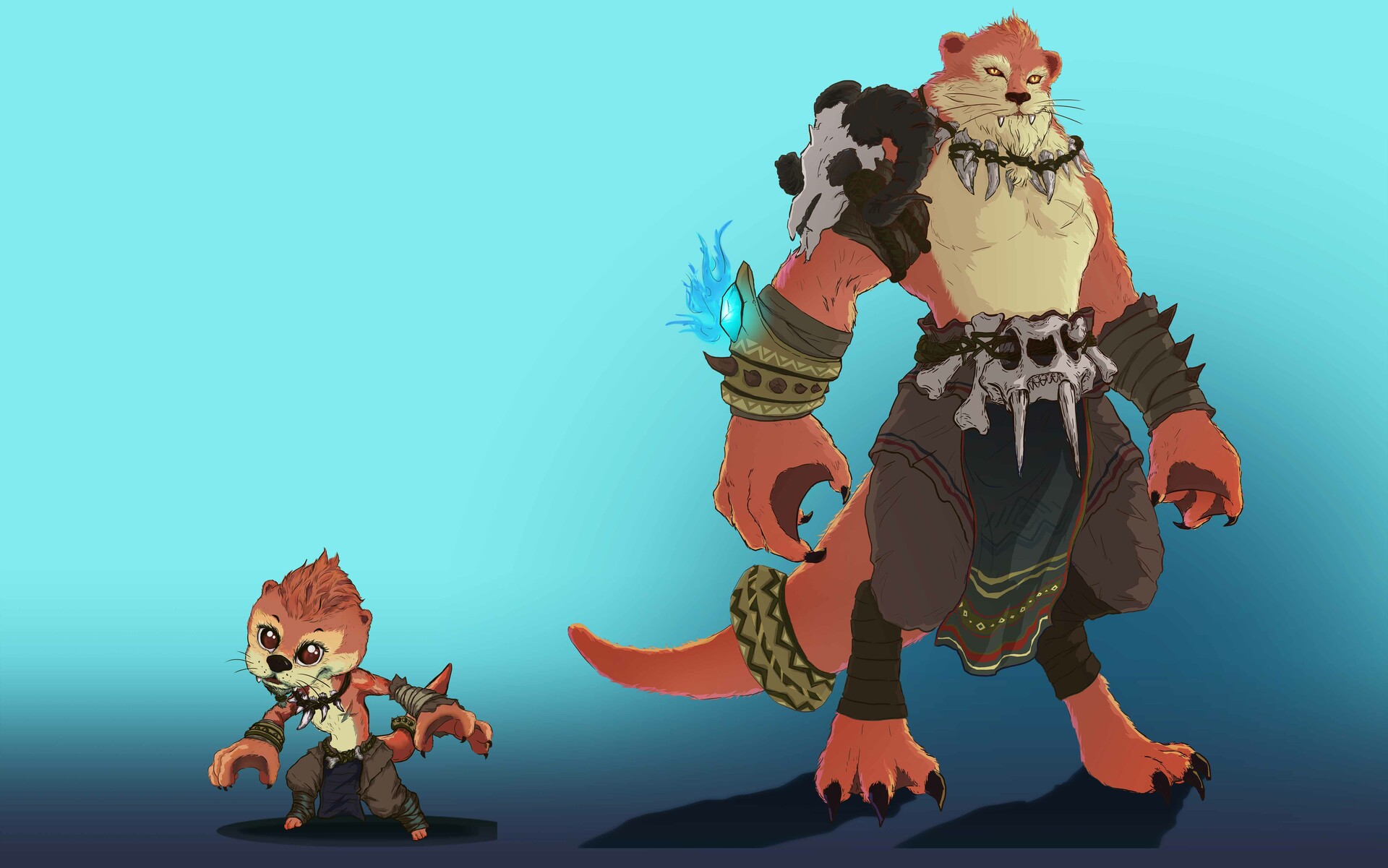 ArtStation - Cynogale bennettii Character