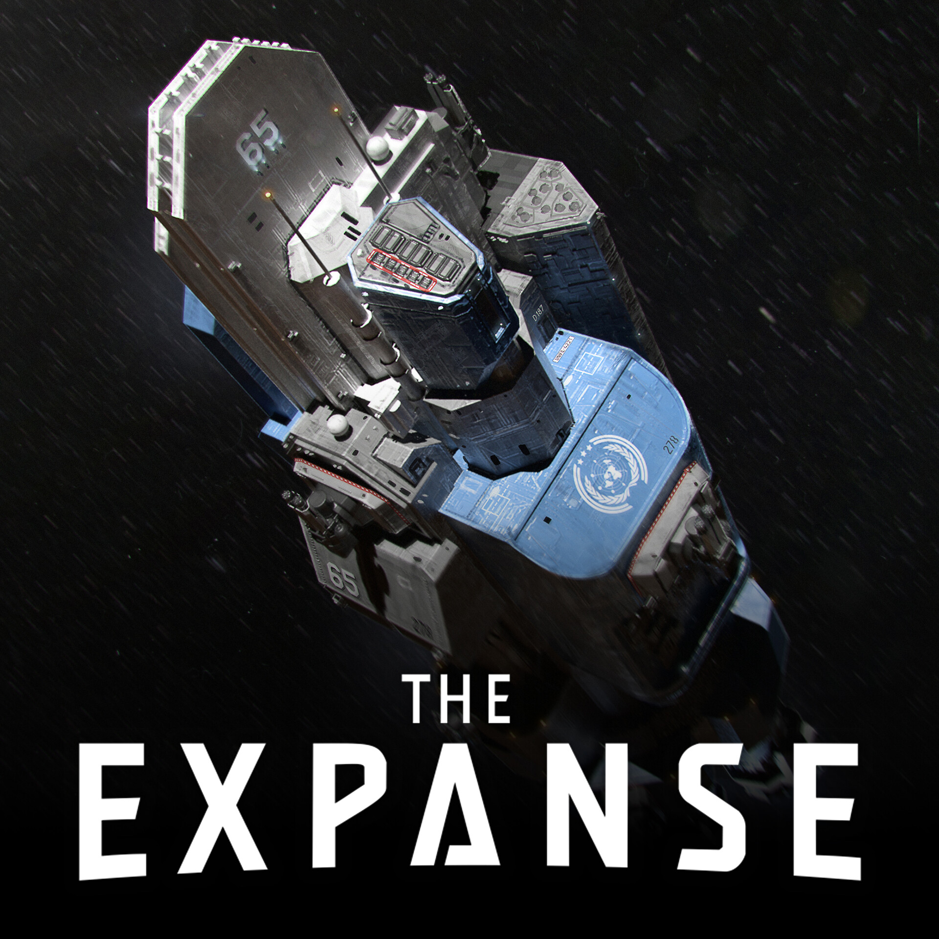 ArtStation - The Expanse S3 - UNN Escort Ship