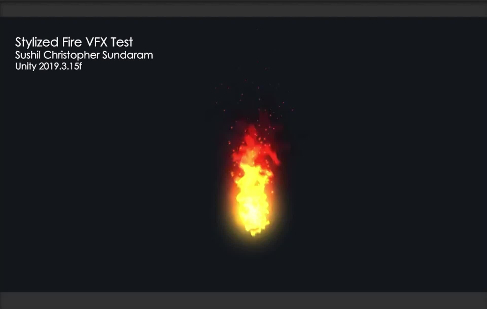 ArtStation - Stylized 2D Fire Test Unity