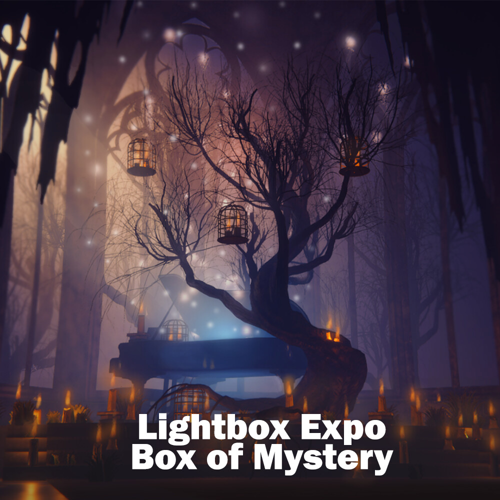 ArtStation - A Mysterious Library - Lightbox Expo: Box of Mystery