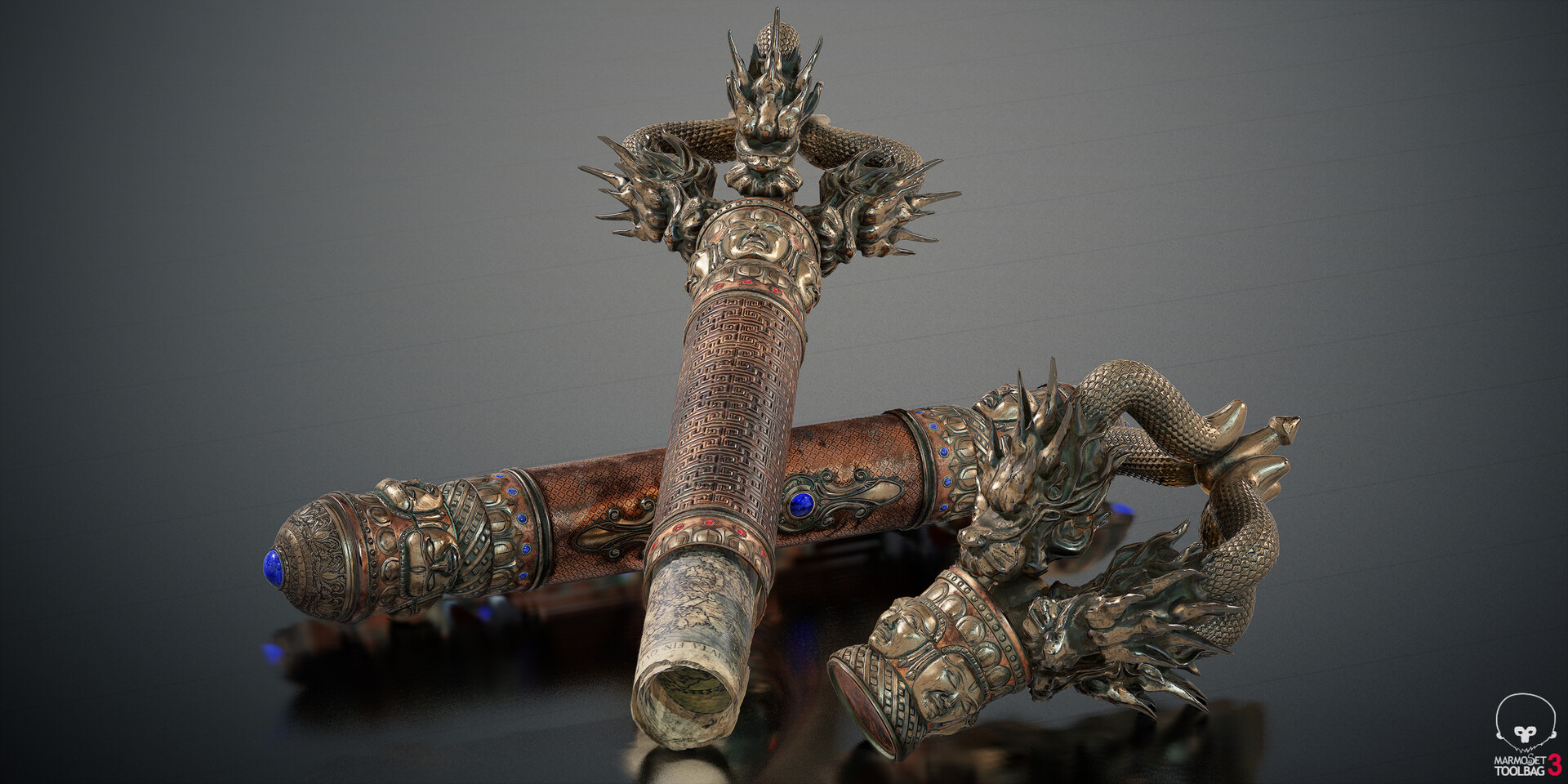 ArtStation - Scroll Holder