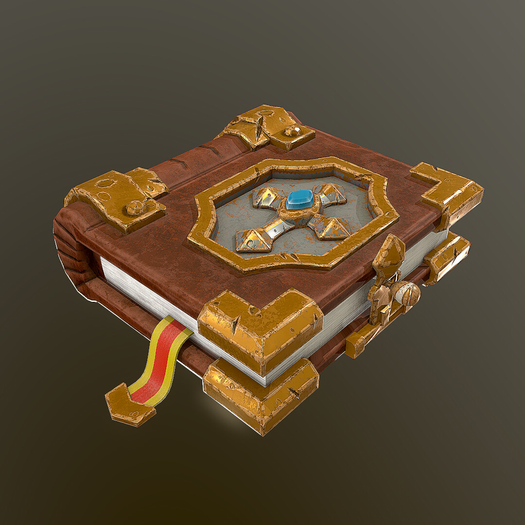 ArtStation - Bible & Magic book props