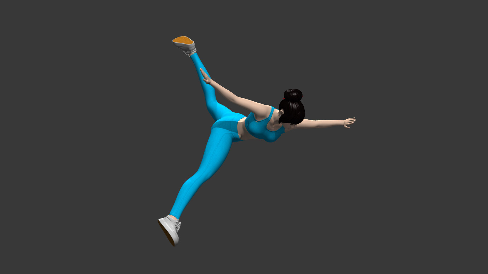 ArtStation - Butterfly Kick Animation