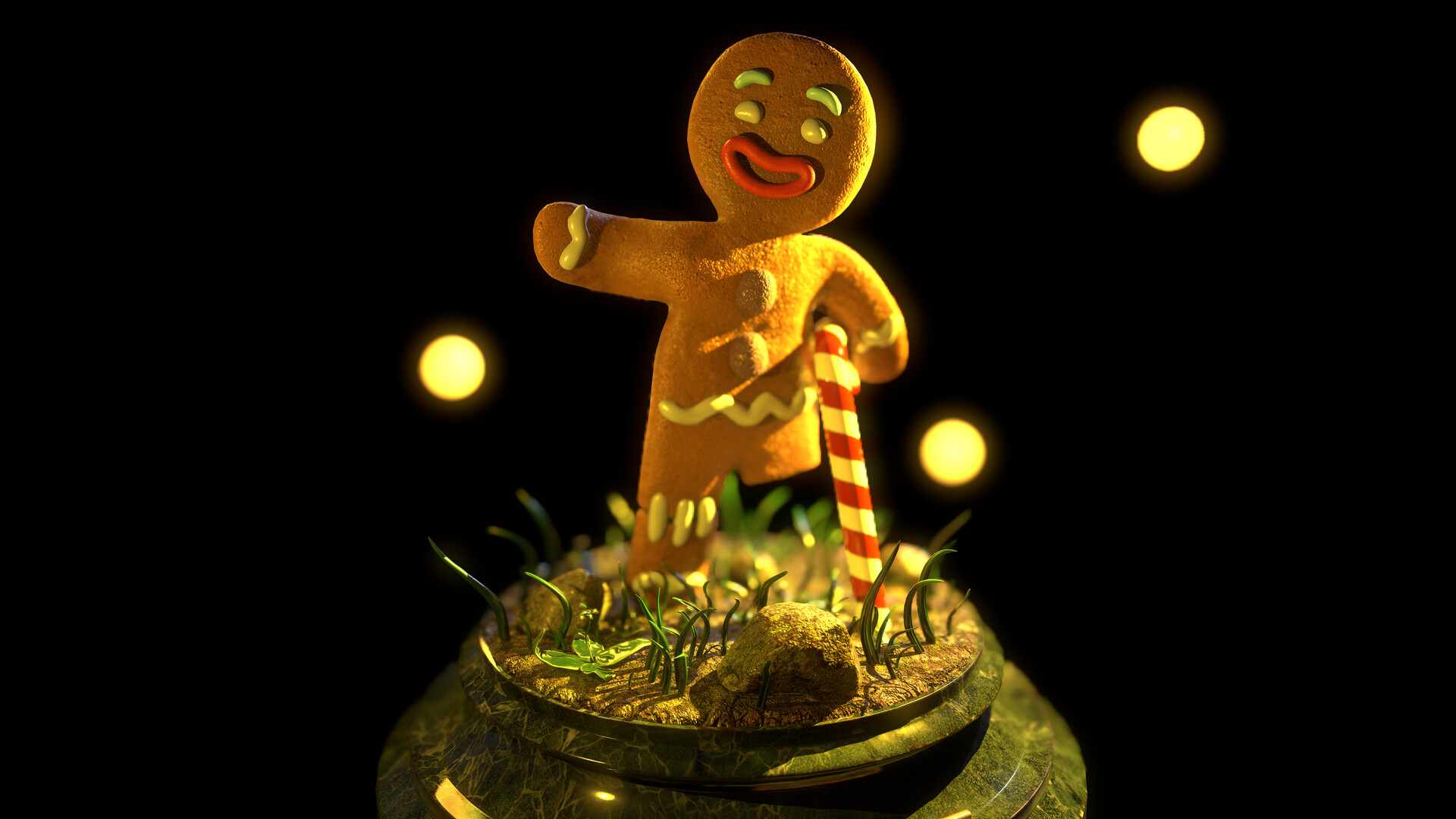 ArtStation - Gingy (The legend) Shrek fan art