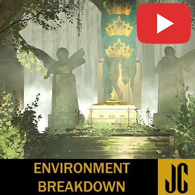 ArtStation - Avalon; King Arthurs Tomb. Youtube Breakdown, Jack Chatterton