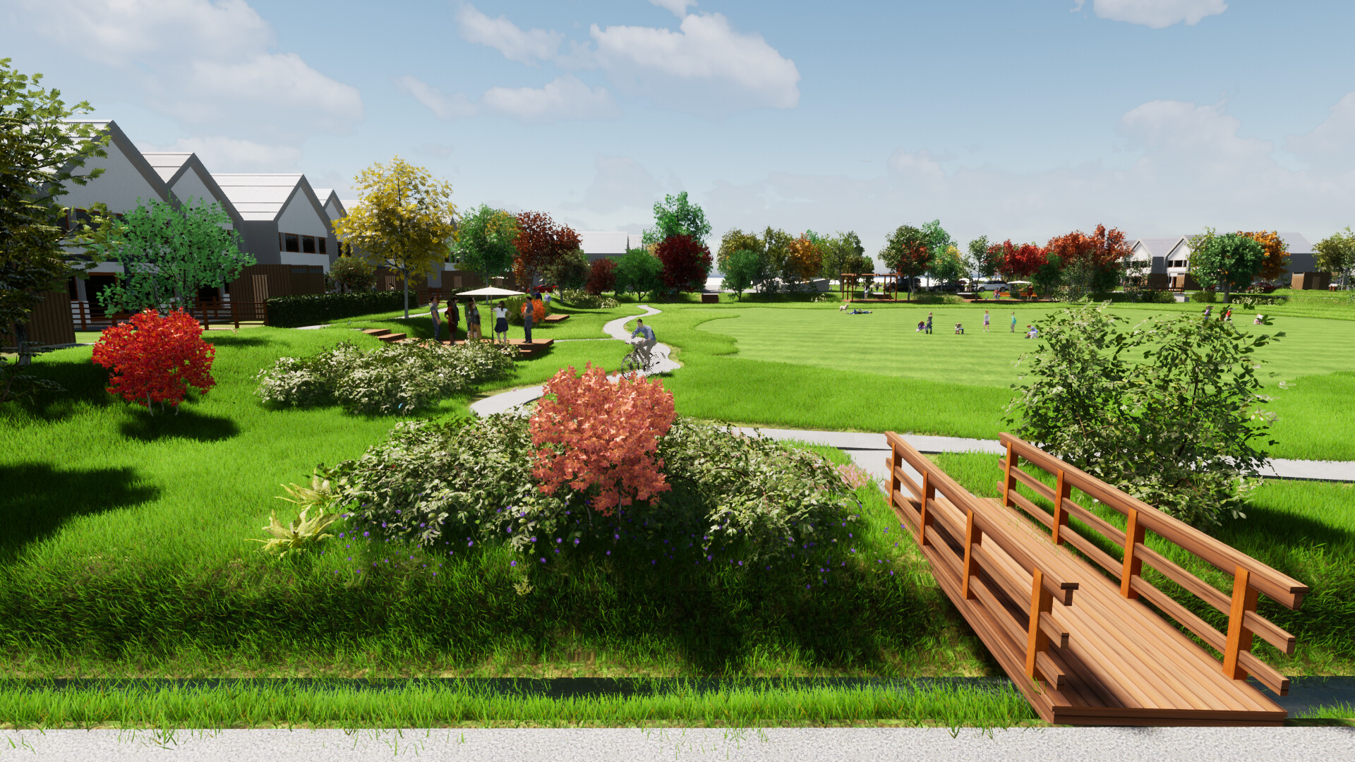 ArtStation - Landscape Architecture Visualization Breakdown