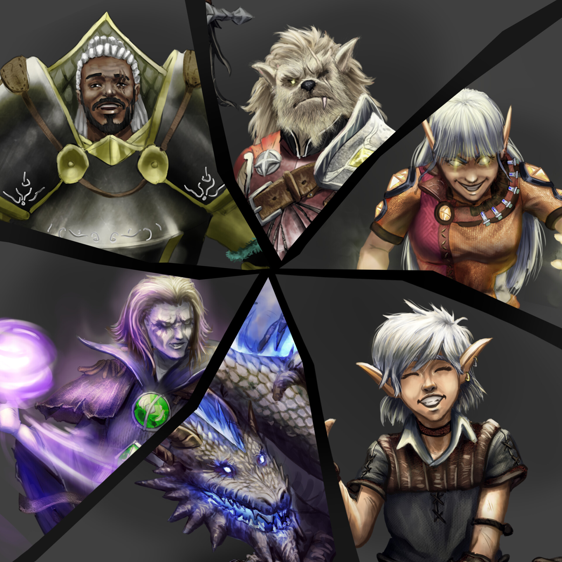 ArtStation - Box of mystery - Characters composite