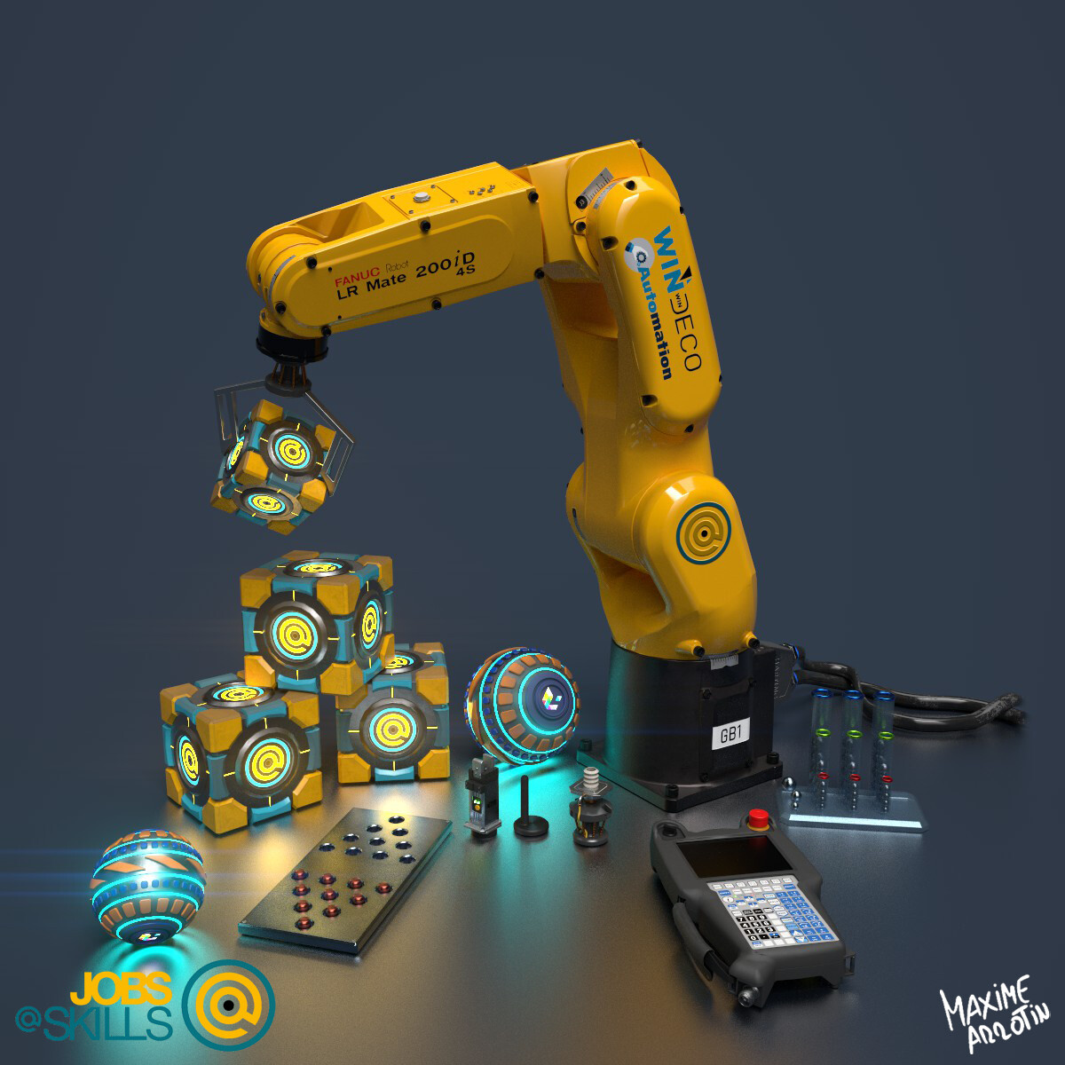 ArtStation - Fanuc Robot