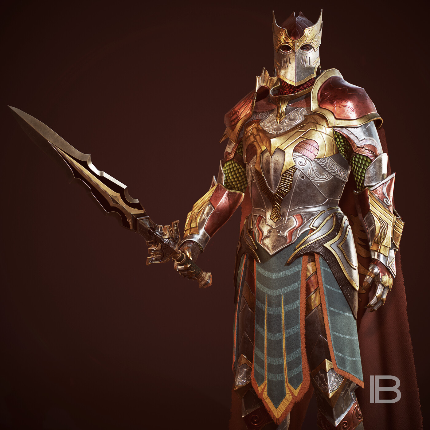ArtStation - Iron Blade Falcon Armor 1