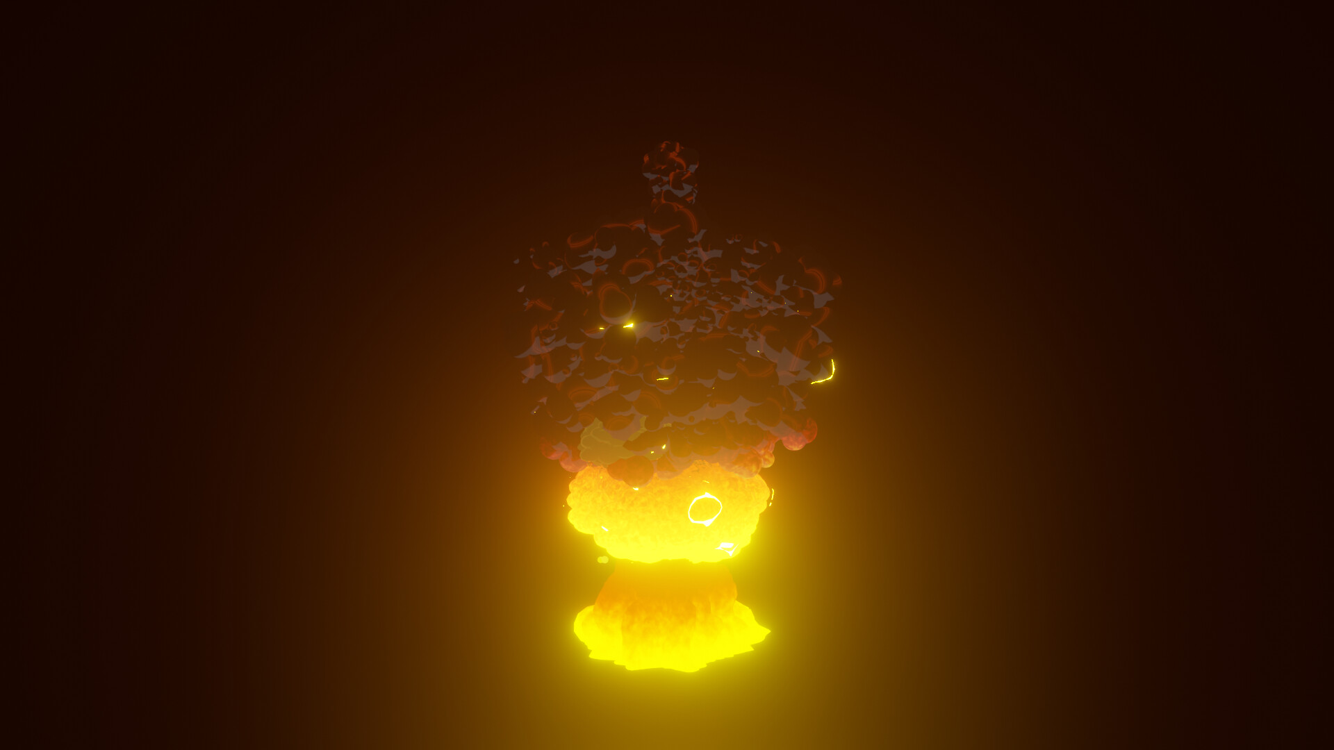 ArtStation - Anime Stylized Nuclear Explosion - Render Test in Blender ...