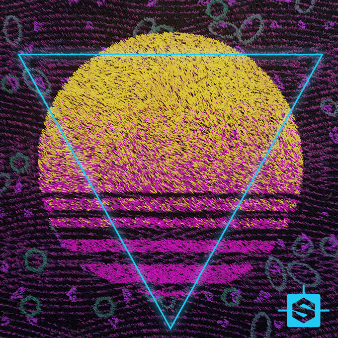 ArtStation - Synthwave Rug | Substance Designer
