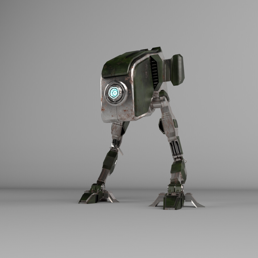 ArtStation - Mecha model and short deploy animation