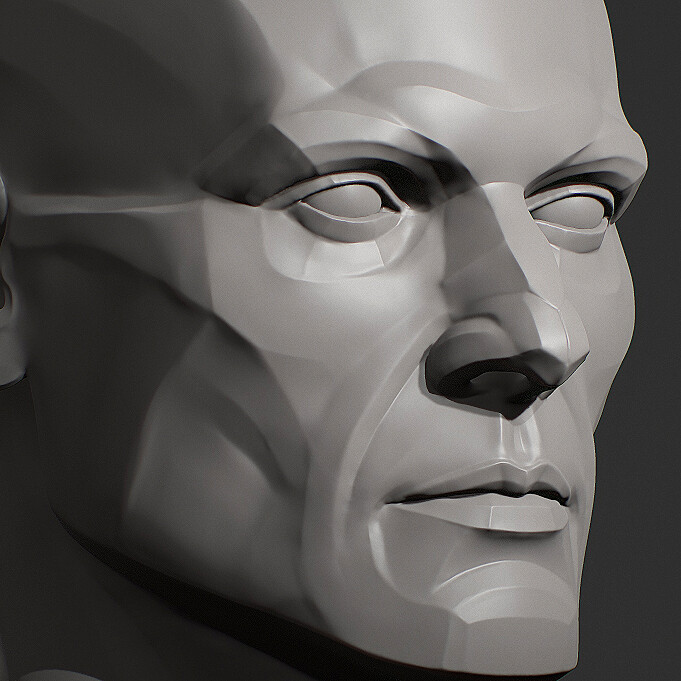 ArtStation - Head Planes Male