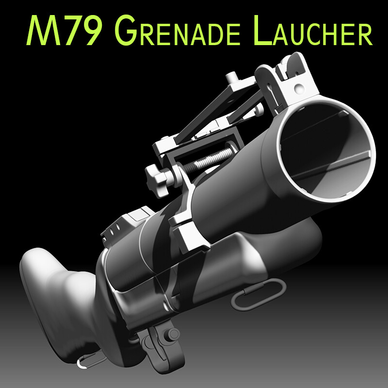 ArtStation - M79 Grenade Laucher (WIP)