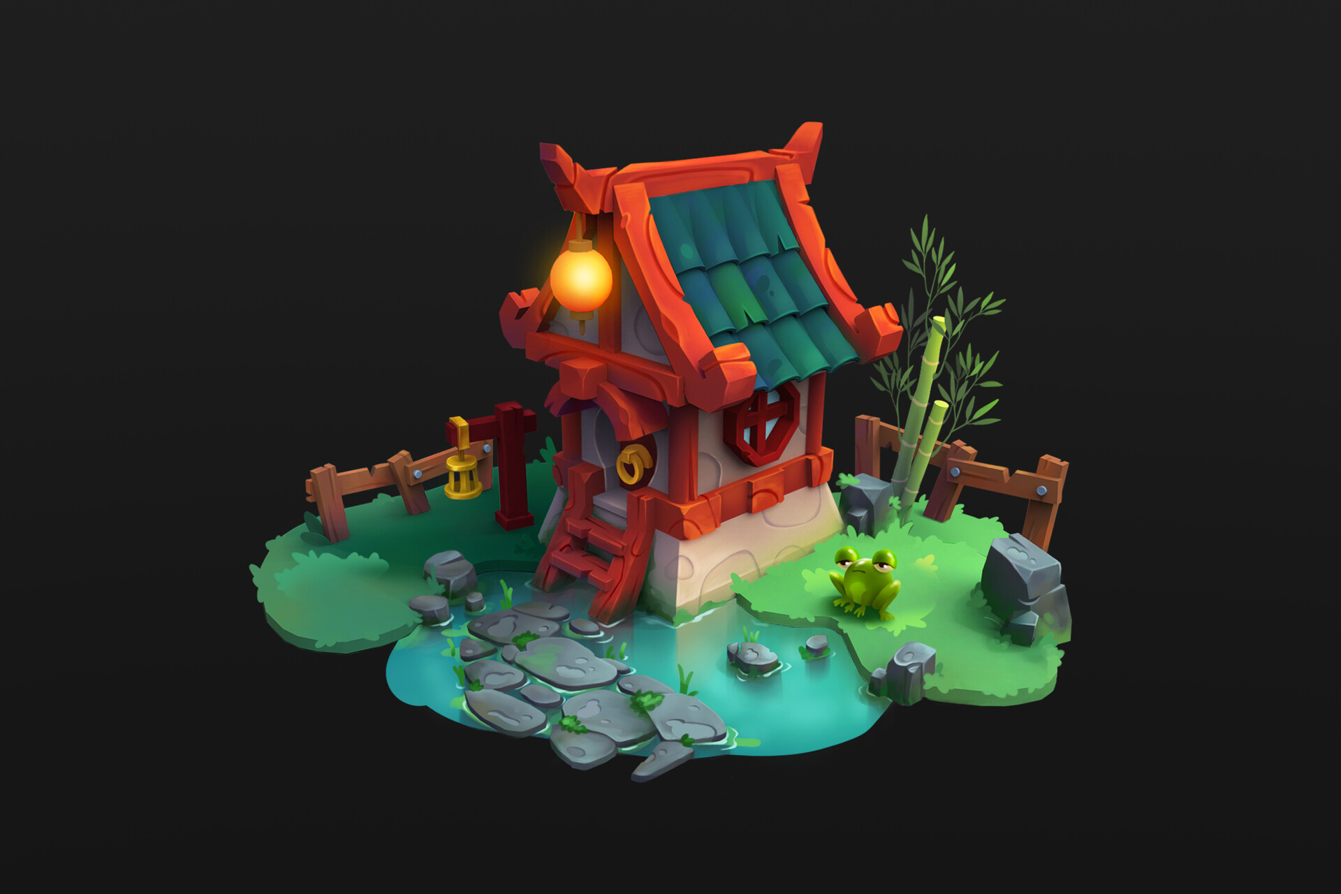 ArtStation - House for casual game environment