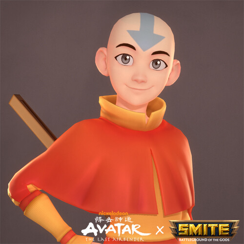 ArtStation - Avatar x Smite: Aang