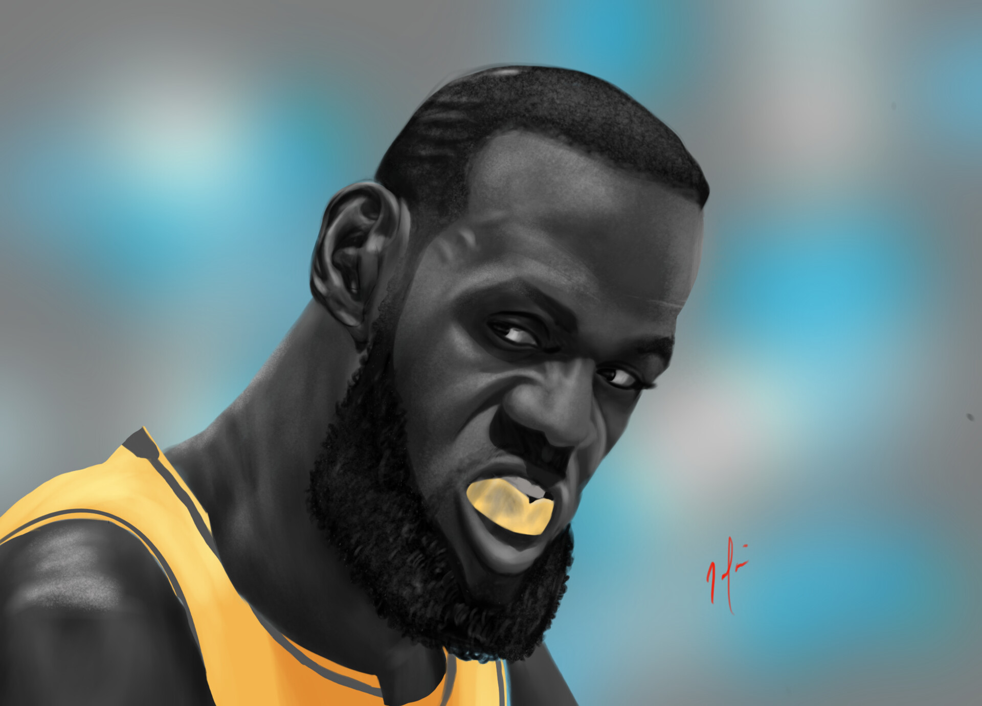 ArtStation - LeBron james