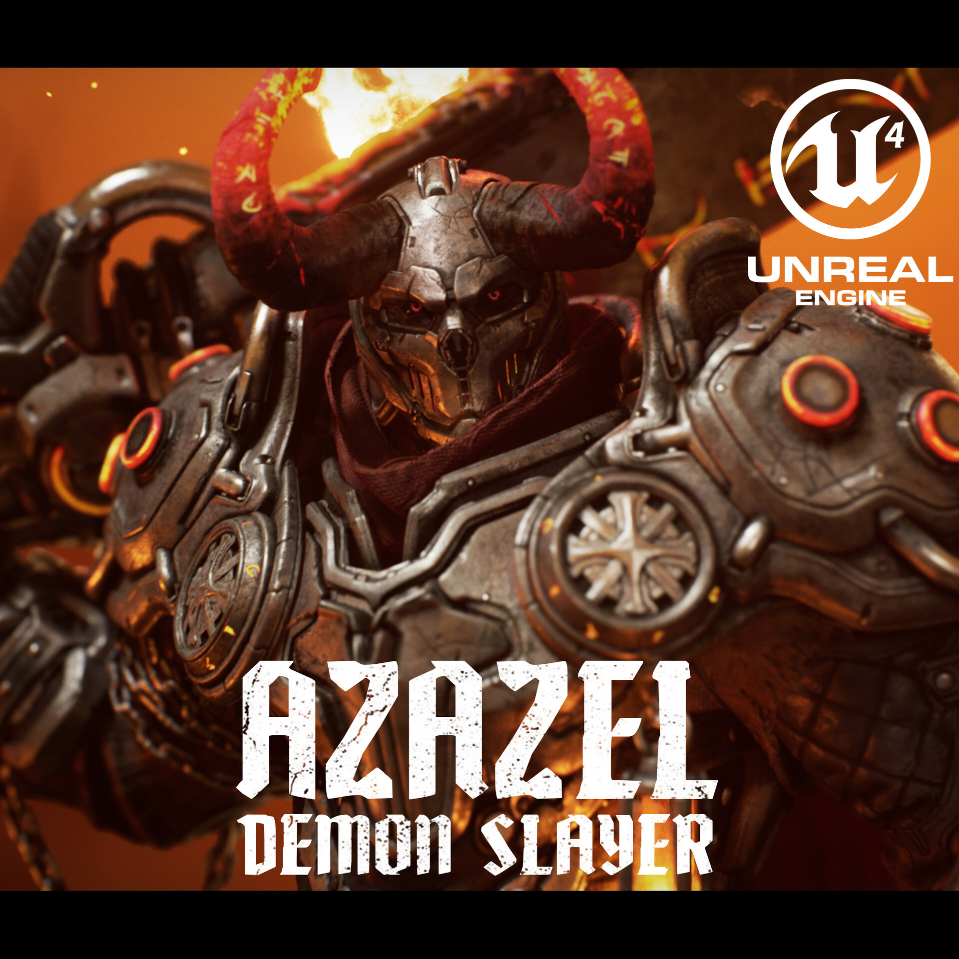 ArtStation - Azazel:Demon Slayer - Real-time Character/Design UE4
