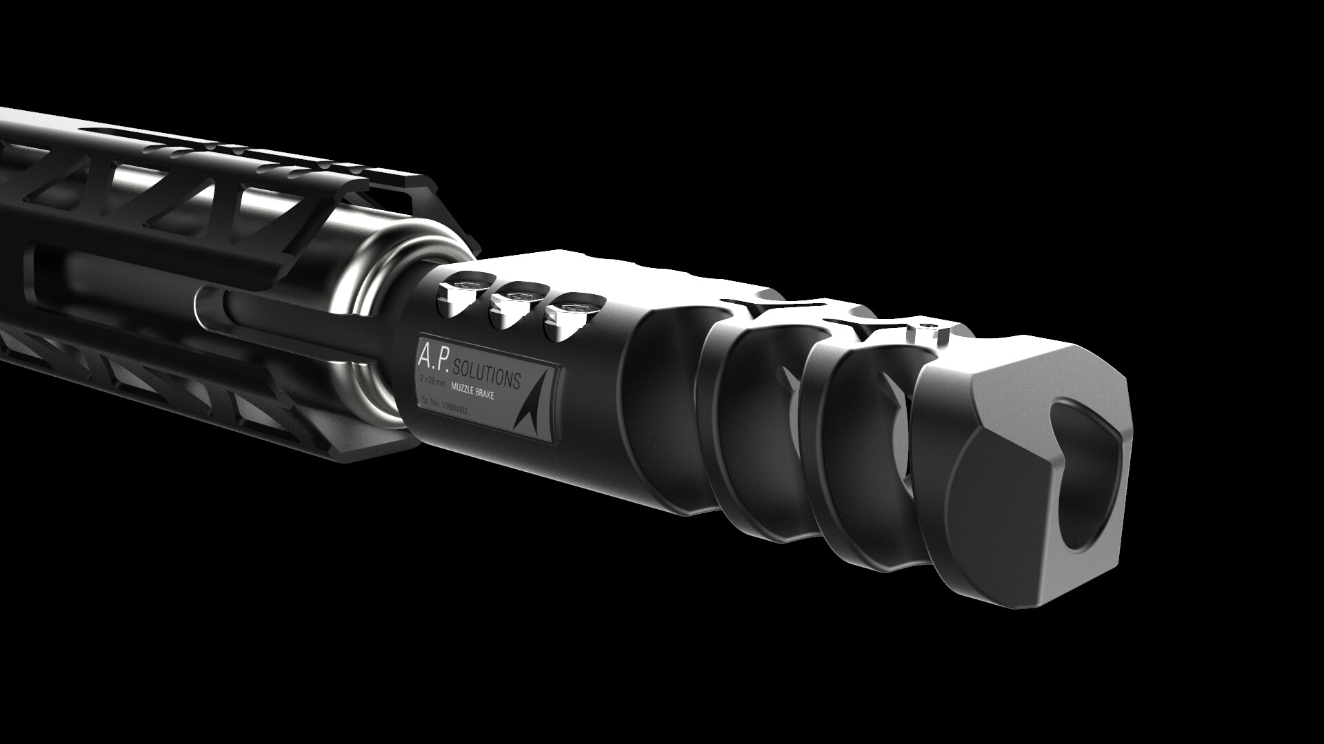 ArtStation - Muzzle brake for assault rifles