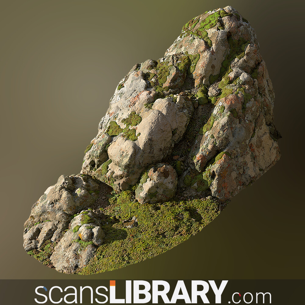 ArtStation - Mossy Rocks