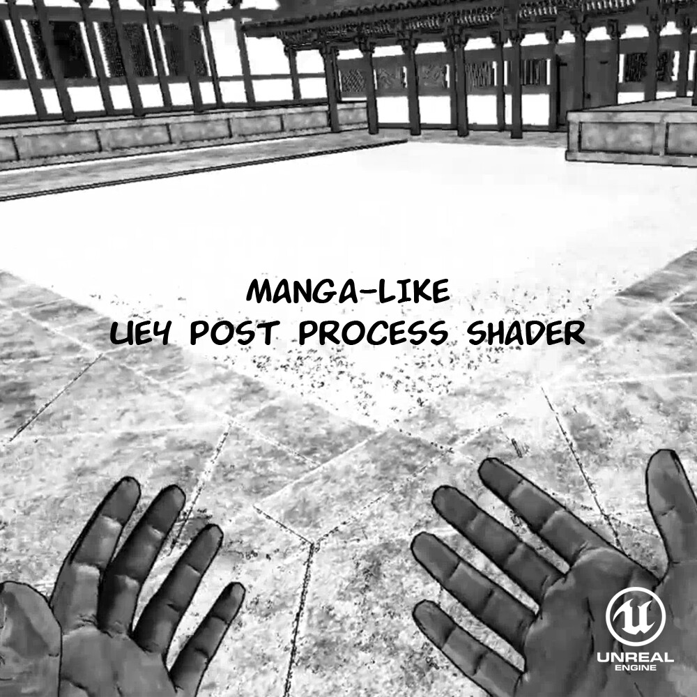 ArtStation - Manga-Like UE4 Post Process Shader