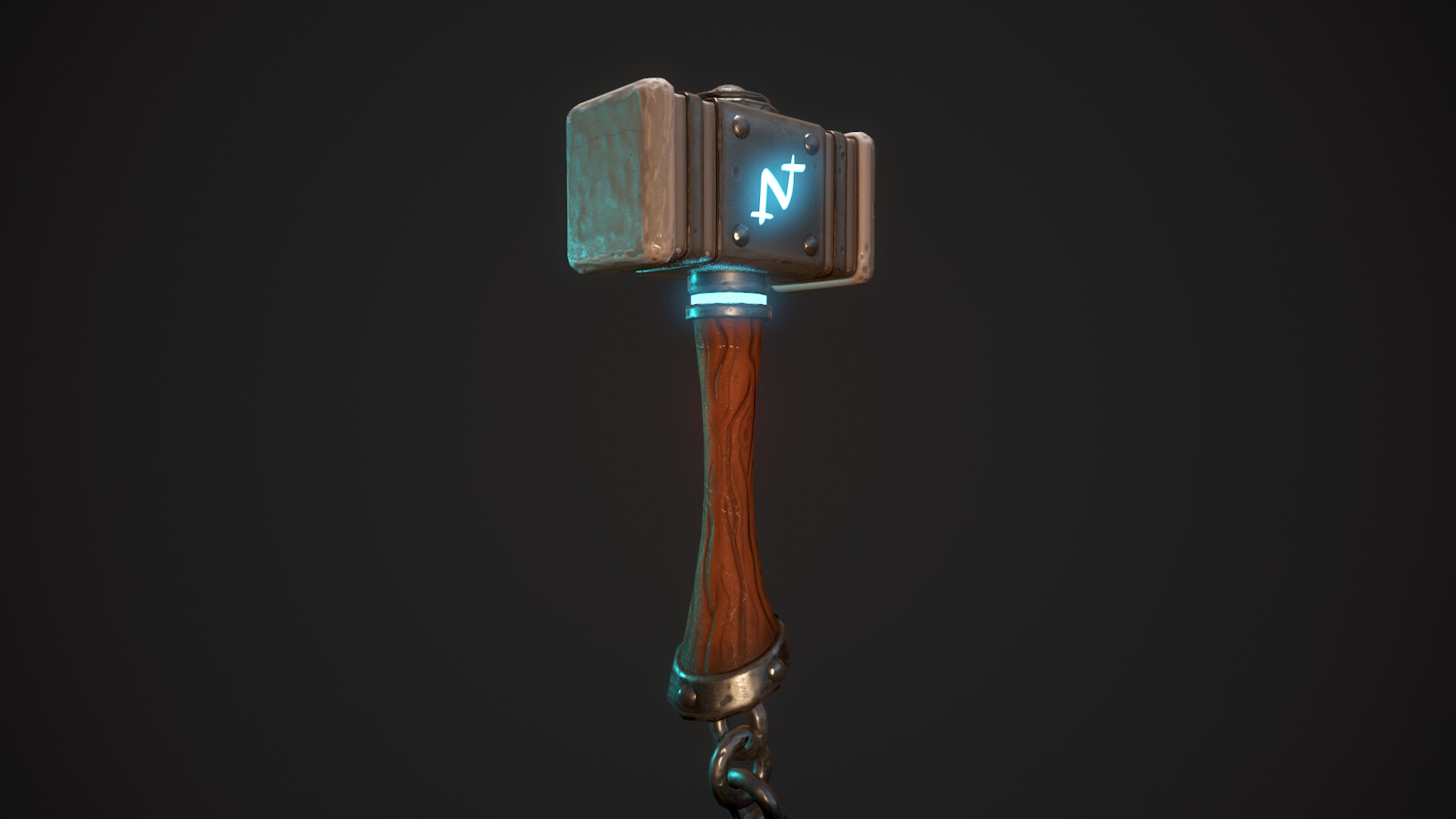 ArtStation - Stylized Hammer 3D Model