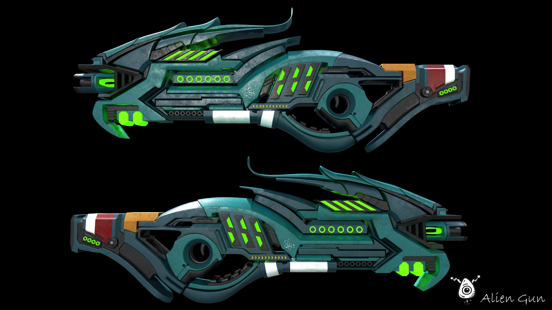 ArtStation - Alien Gun